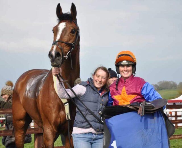 Gina Andrews breaks female jockey record